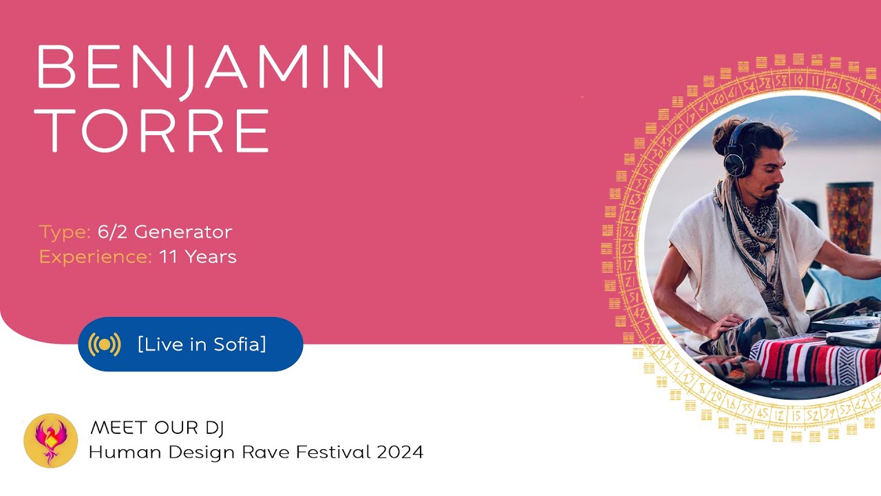 Ben Lifechanger DJ in Human Design Rave Festival 17-22 Jan 2024, LIVE ...
