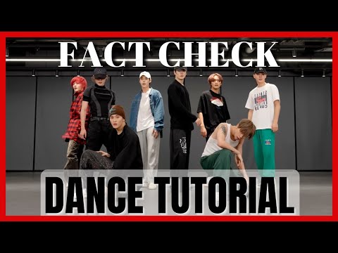 NCT 127 - 'Fact Check' Dance Practice Mirrored Tutorial (SLOWED)