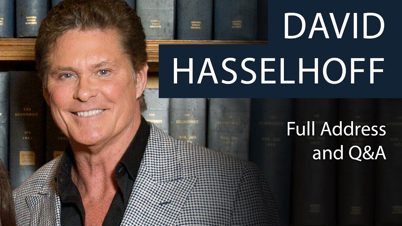 David Hasselhoff | Full Address and Q&A | Oxford Union - YouTube