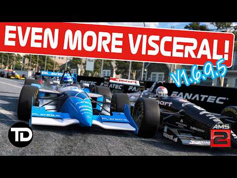 AMS 2 V1.7 Physics with F-USA Gen 1 and the New 1996 IndyCar Skinpack