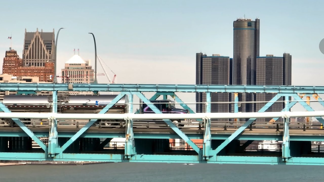 Ambassador Bridge 4k - YouTube