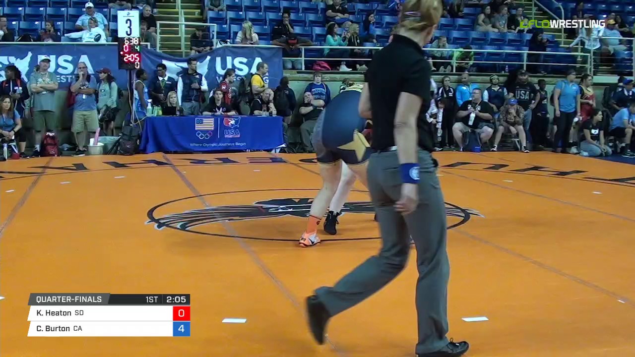 Junior WM 200 Quarter-Finals - Kylee Heaton (SD) vs. Corey Burton (CA ...