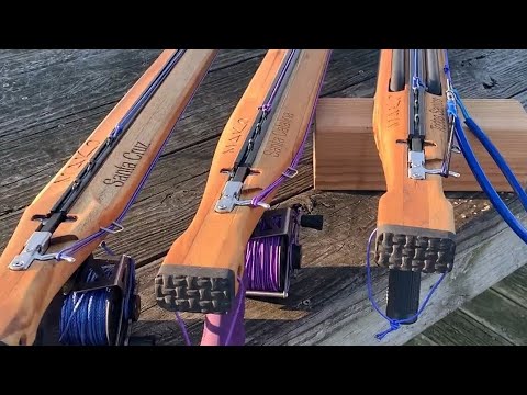 MAKO WOOD SPEARGUNS FEATURING ERMES SUB DOUBLE ROLLER TRIGGER - YouTube