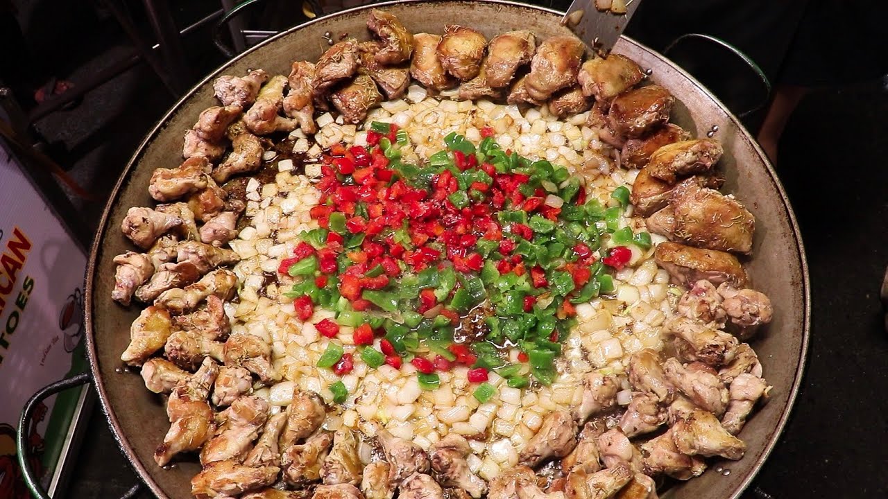 Paella,Spanish stew,Giant,Full of spice aroma│Taiwanese Food│Tainan ...