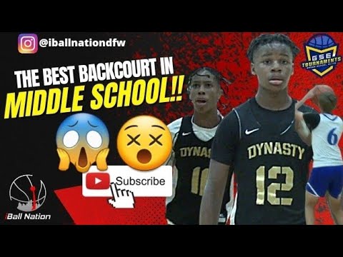 THE BEST BACKCOURT IN MIDDLE SCHOOL!!? | Kavion Bryant, Tyrone Jamison ...