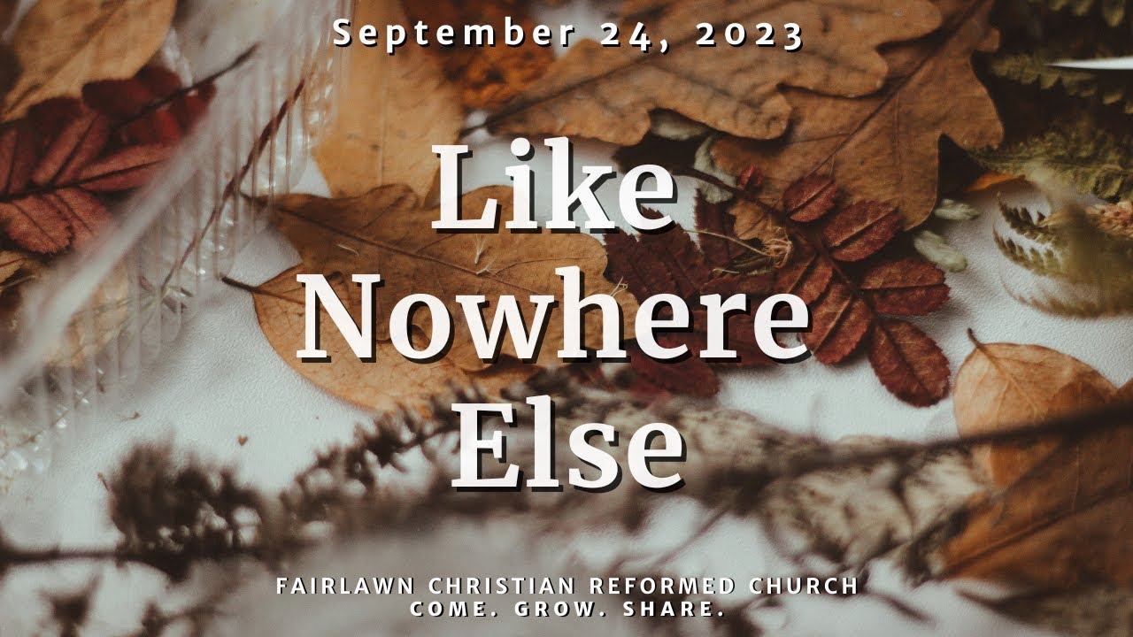 Like Nowhere Else - YouTube