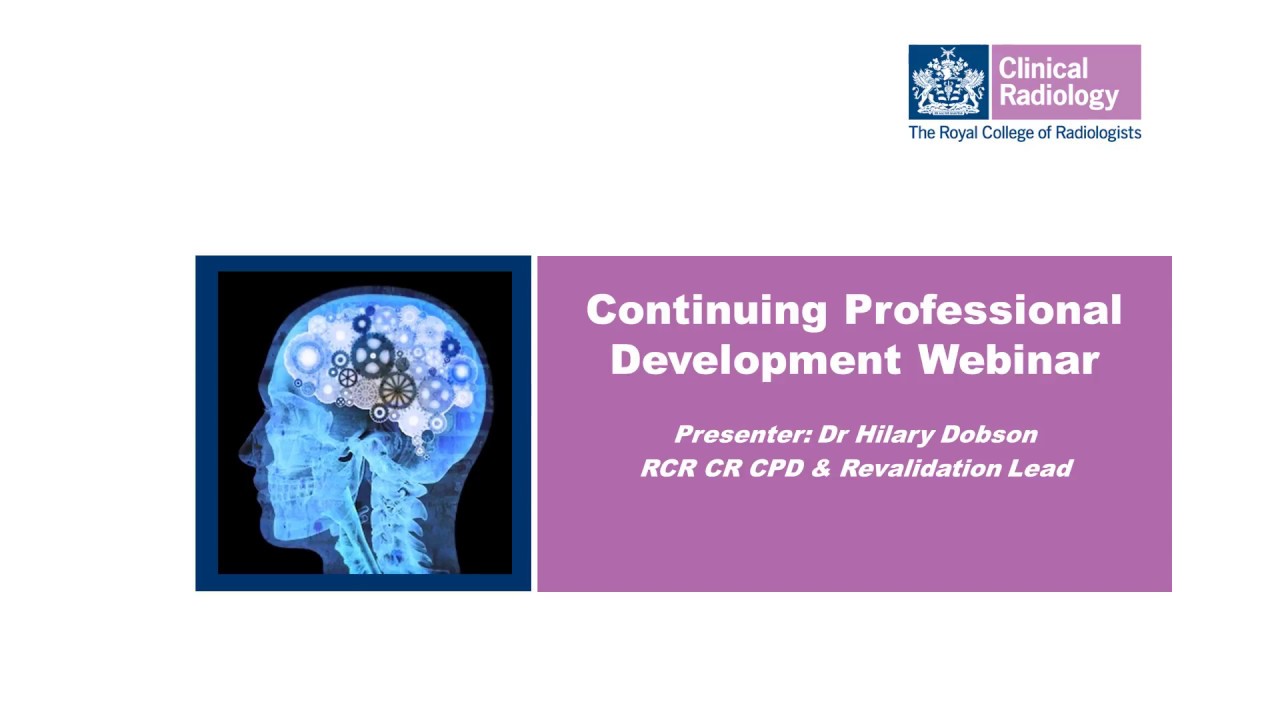 Clinical radiology continuing professional development webinar - YouTube