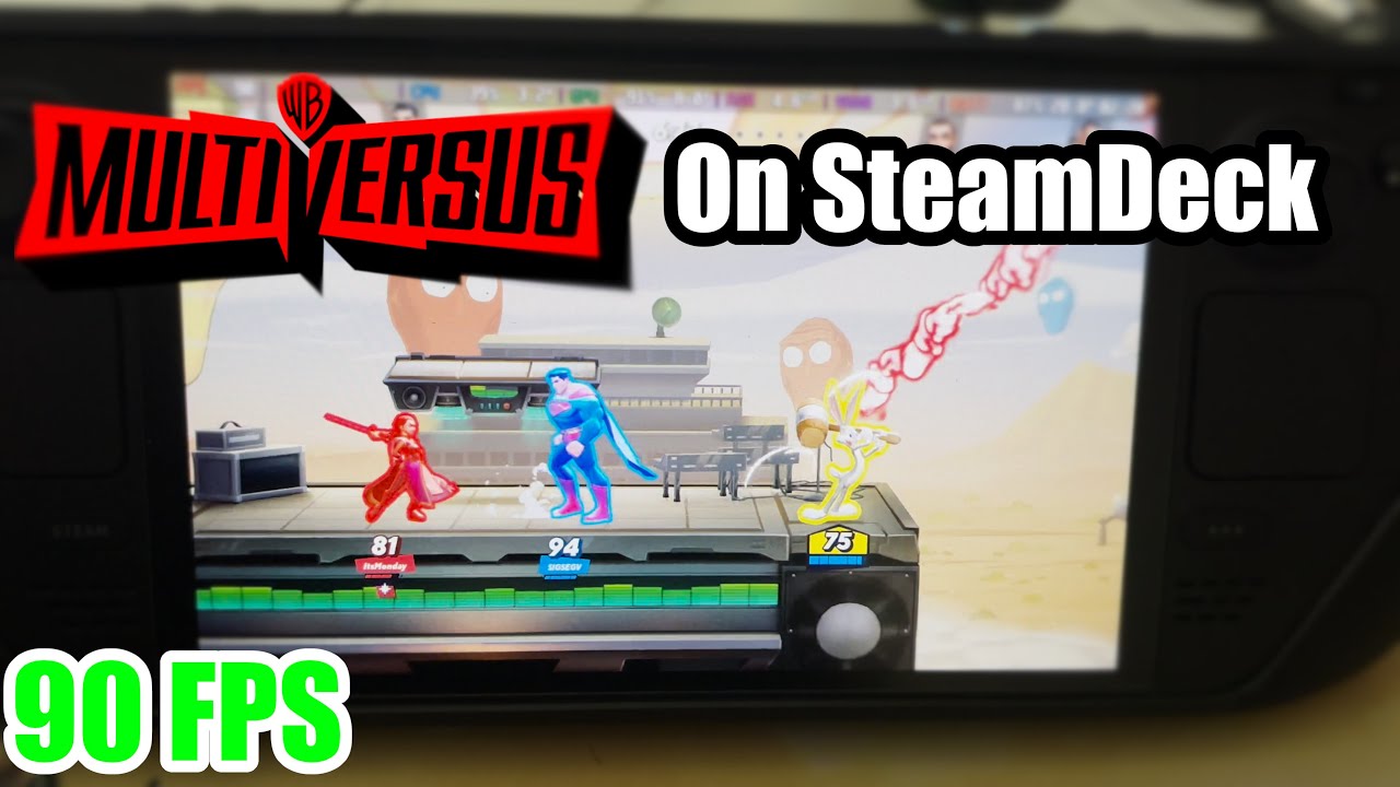 Multiversus on SteamDeck works GREAT - YouTube