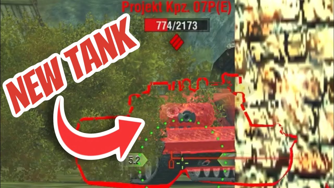 Projekt Kpz. 07P(E) NEW TANK SPOTTED - WoT Blitz - YouTube