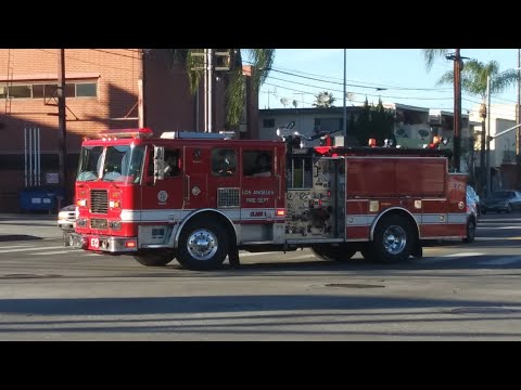 LAFD Engine 72 (Reserve) & *NEW* Rescue 72 Responding - YouTube