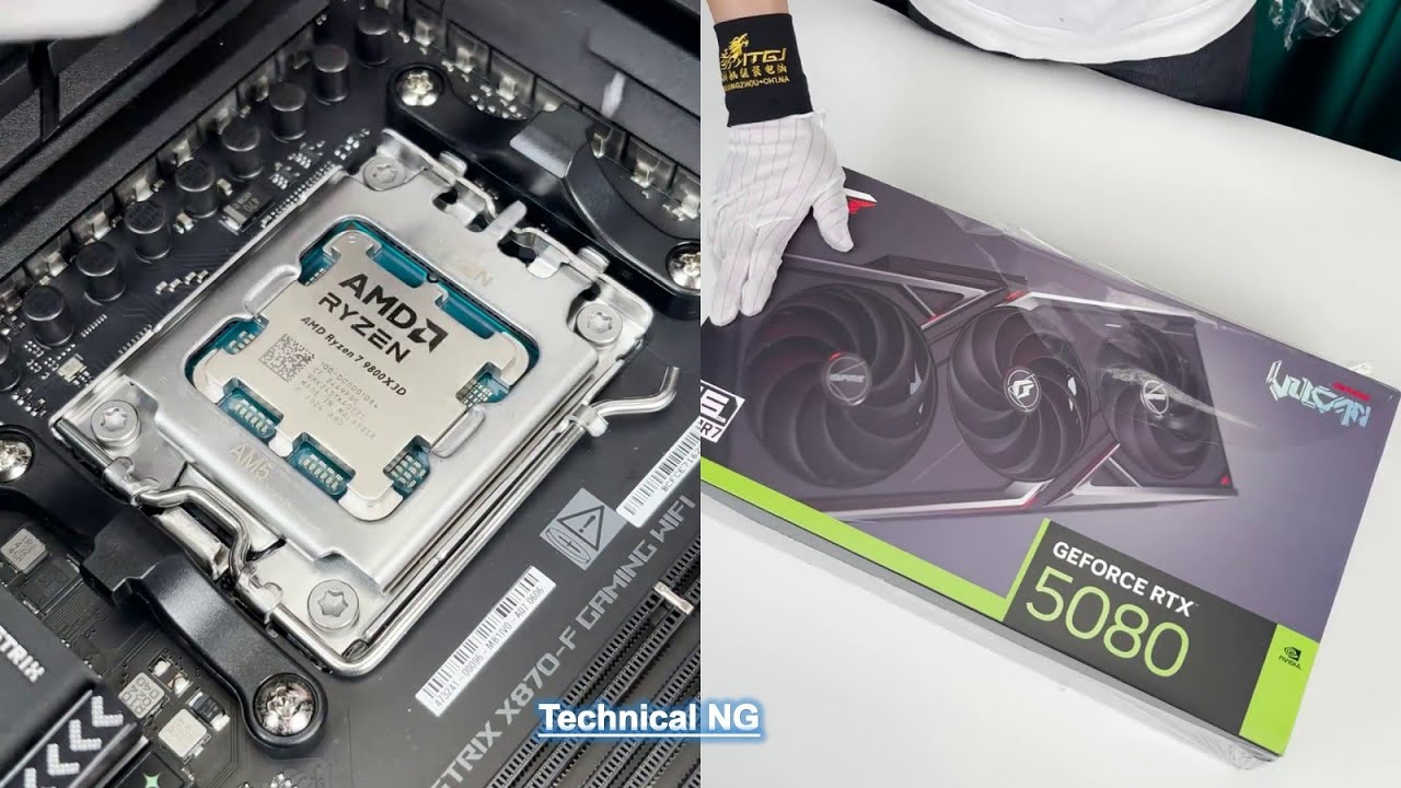 Best High Graphics pc build RTX 5080 AMD Ryzen 9 9800X3D - YouTube