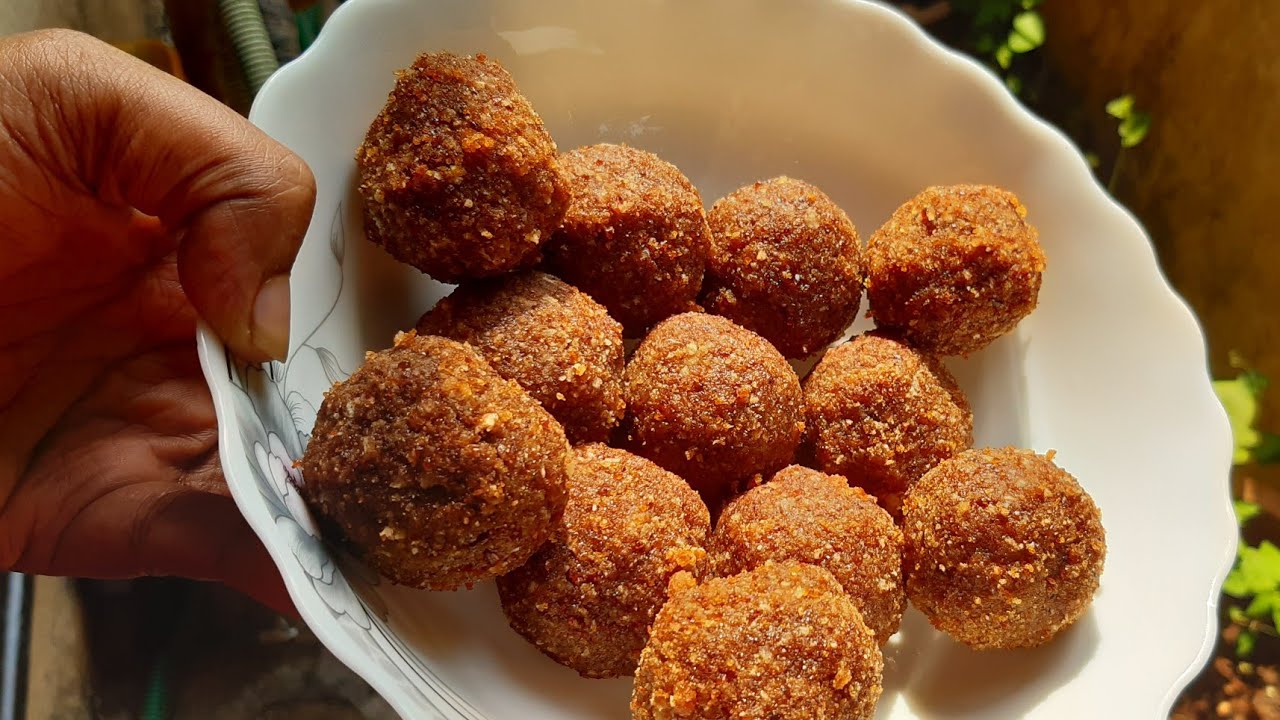 AARI UNDA !!!RICE LADOO!! HEALTHY SNACK!! - YouTube