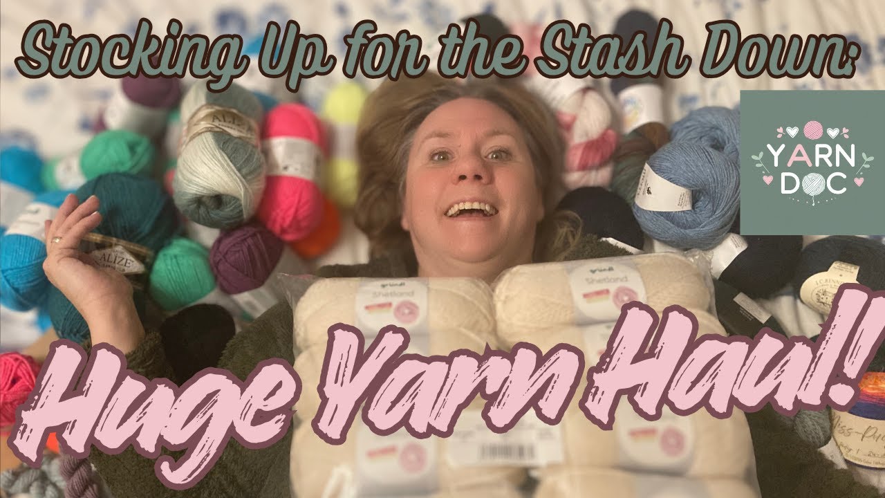 I Bought ALL the Yarn… Now the Stash Down Begins! - YouTube