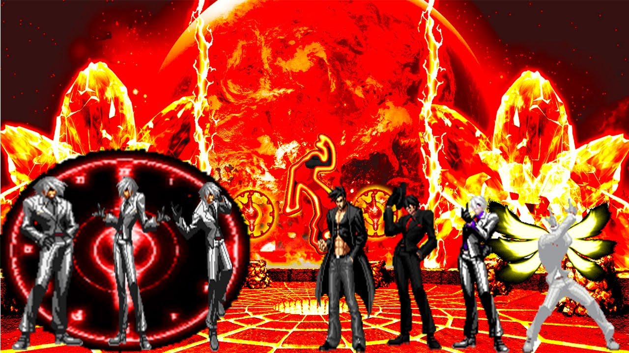 KOF MUGEN-Original Kulou VS Real Ghost QS Team - YouTube