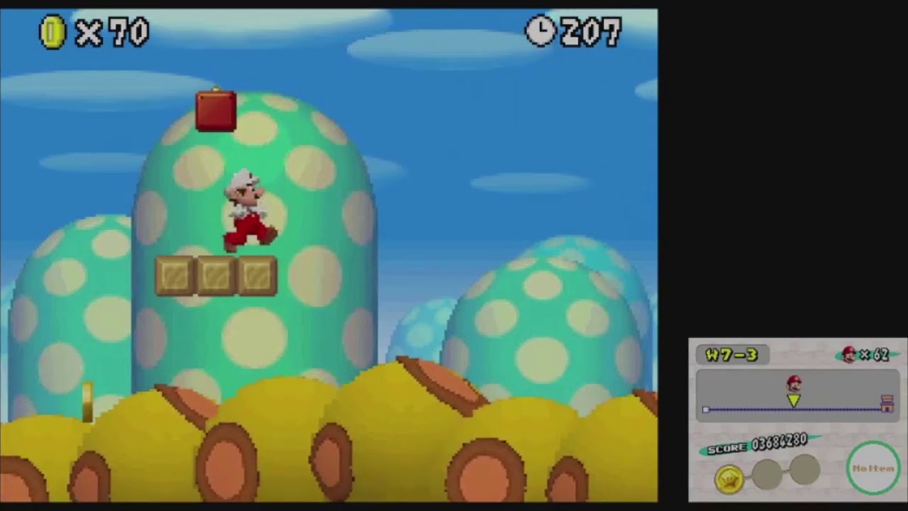 Let's Play New Super Mario Bros. DS Part 12 - Adorable Giant Wiggler ...