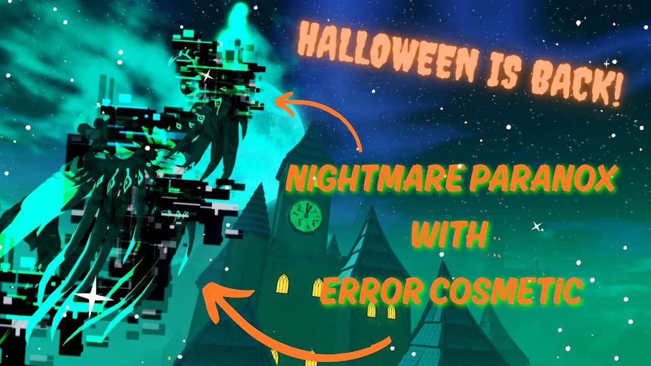 NIGHTMARE PARANOX WITH ERROR COSMETIC! Dragon Adventures-ROBLOX - YouTube