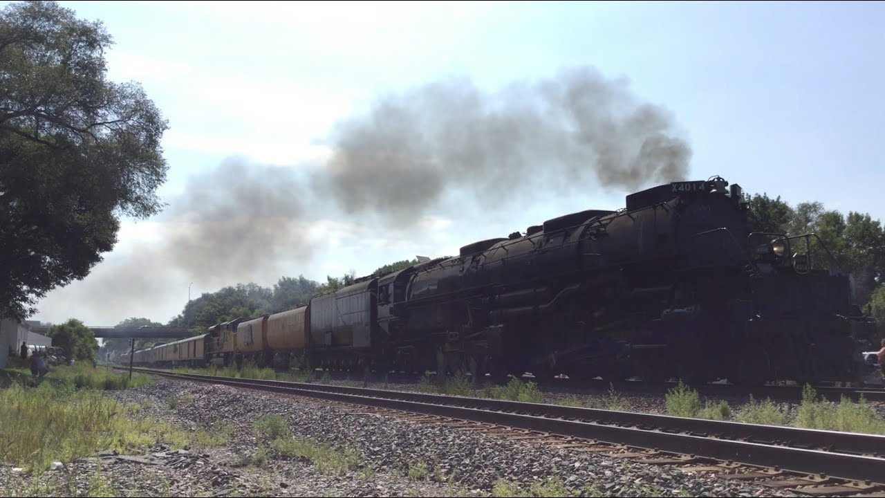Big Boy 4014 Roars Through Elkhorn, Nebraska; The Great Race Across the ...