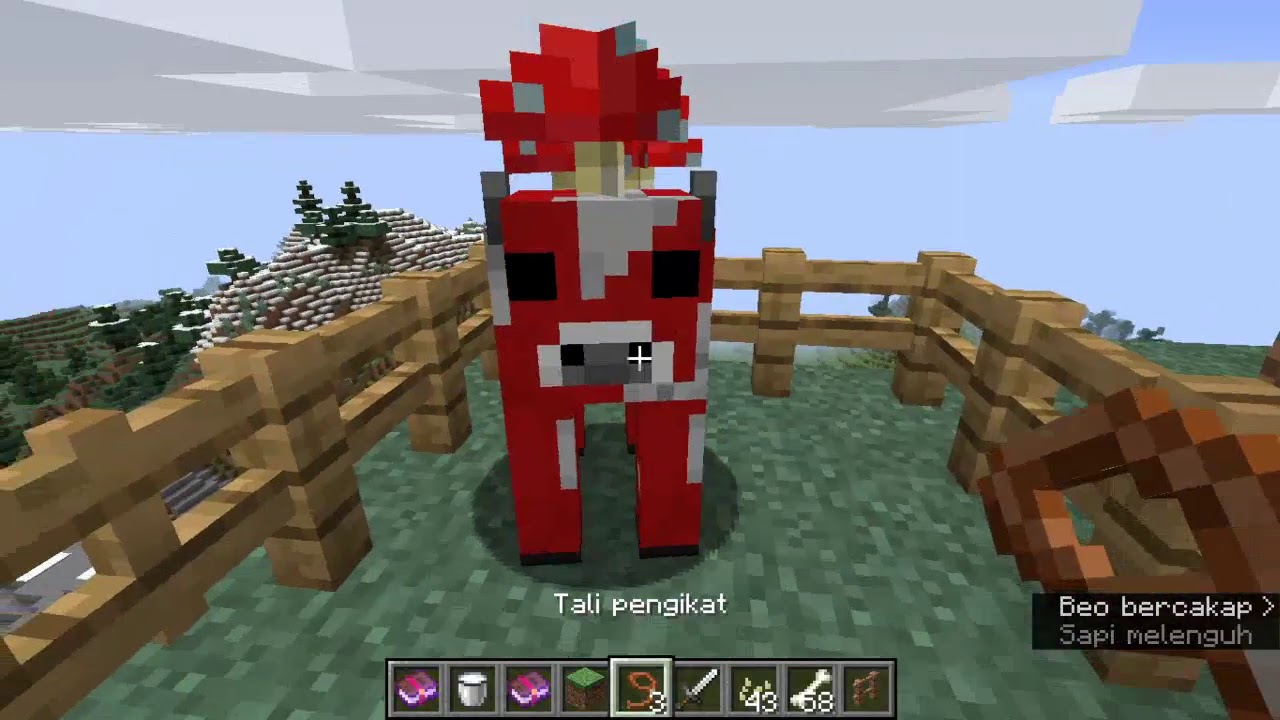 MEMBUAT KANDANG AYAM DAN KANDANG SAPI I MINECRAFT - YouTube