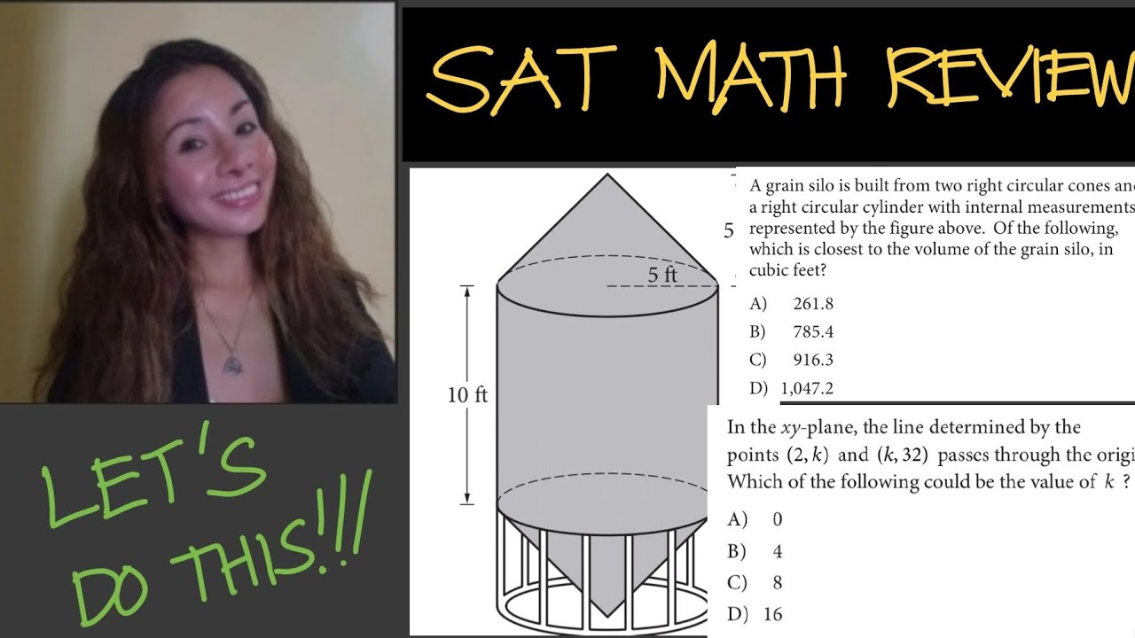 SAT MATH REVIEW: SOLVED MATH PROBLEMS by Jane Maciejewski - YouTube