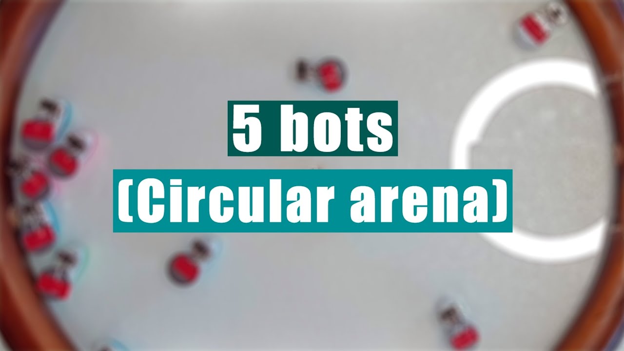 5 bots (Circular arena) - YouTube
