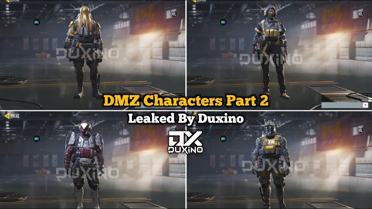 DMZ: Recon All Characters Showcase Part 2 - S11 Leaks CODM - YouTube