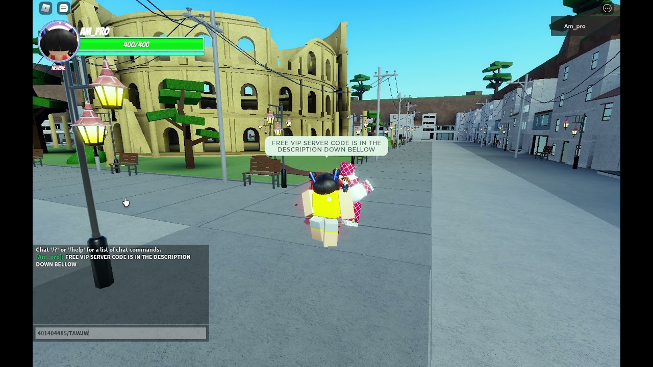 free aut vip server code (fresh codes) - YouTube