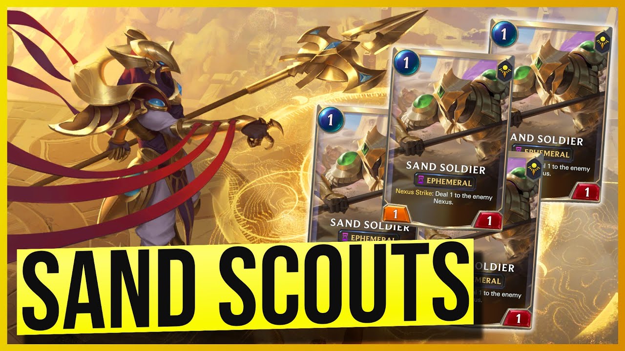 Sand Soldier Swarm Deck | Azir Lucian Scouts | Legends of Runeterra ...