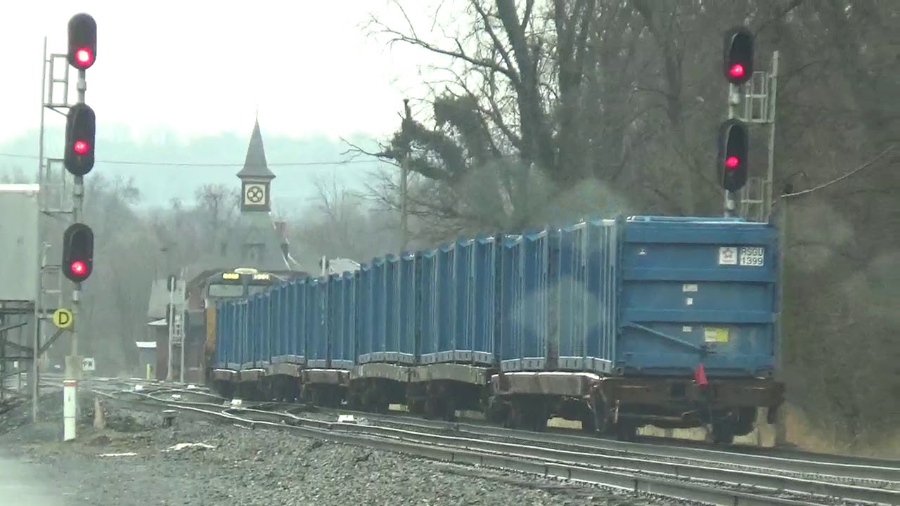 #8712 CSX B709-03 Local Mix Freight train - YouTube