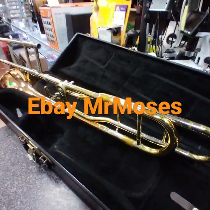 C.G. Conn Model 88H tenor Trombone Symphony Professional with Vincent Bach 5GS and 5G - YouTube
