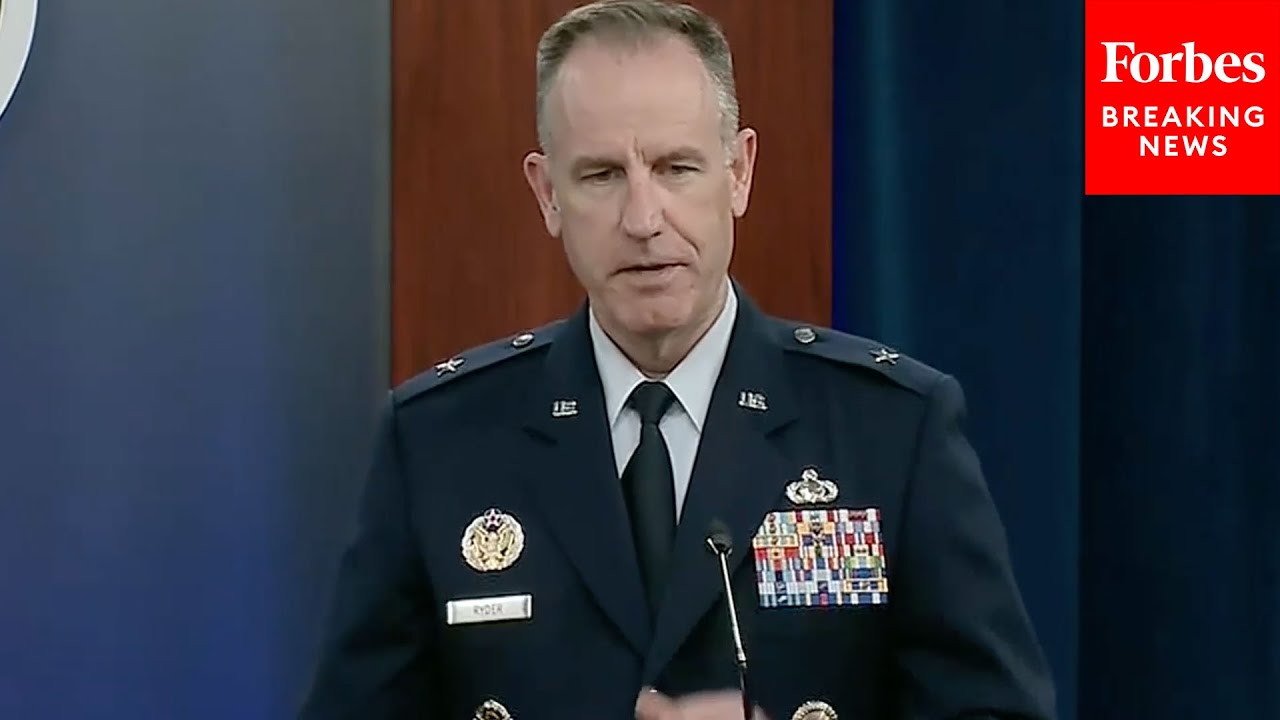 Pentagon Press Secretary Air Force Brig. Gen. Pat Ryder Holds A Press ...