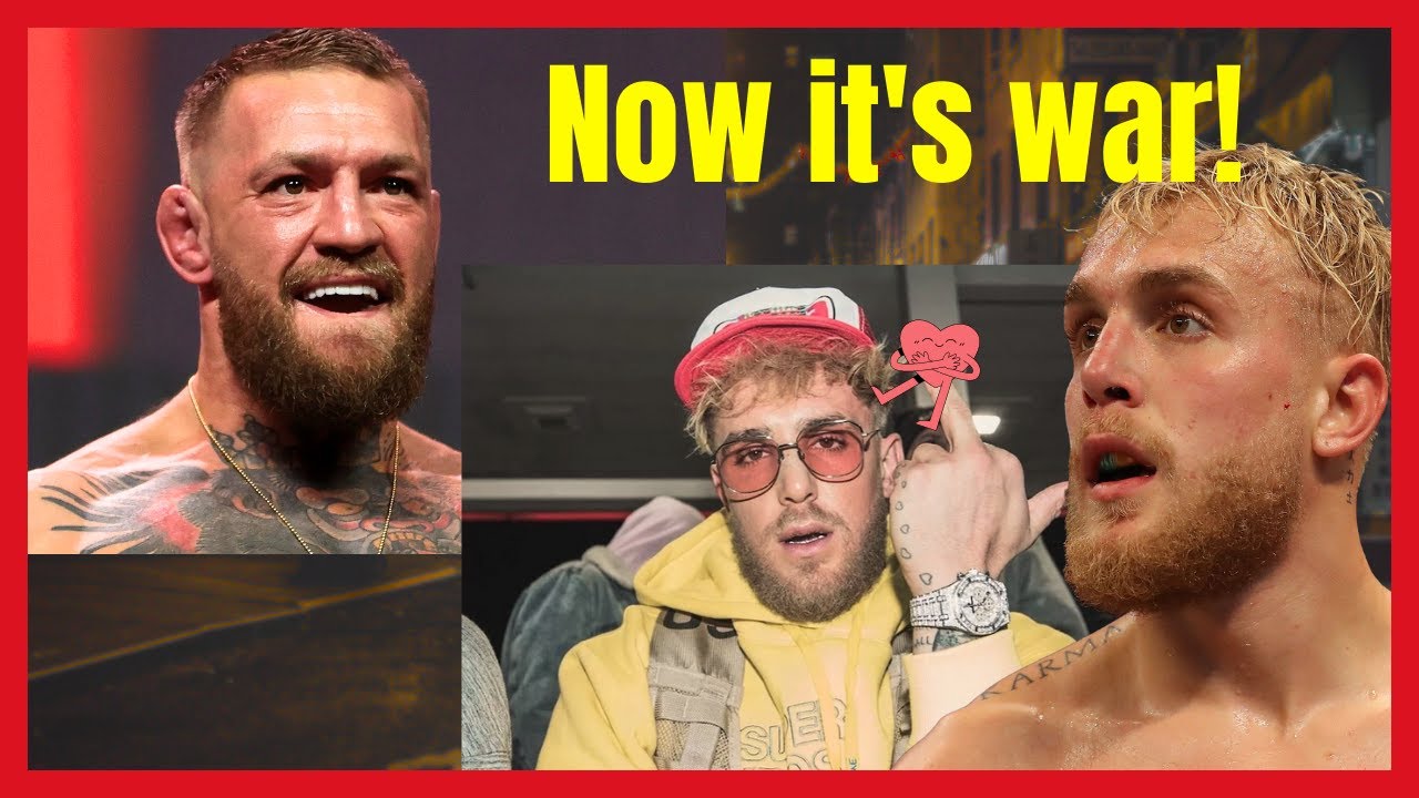 Attention! Conor McGregor Declares War on Jake Paul After Boxing Clash ...