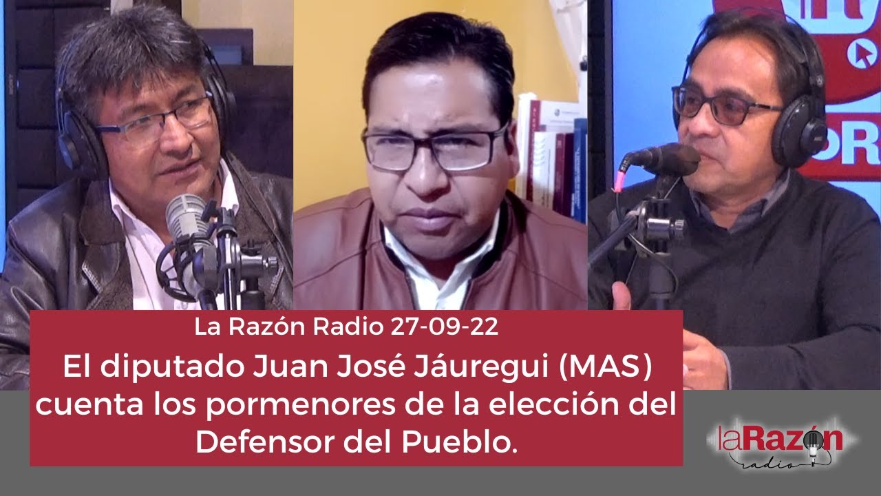 El diputado Juan José Jáuregui (MAS) cuenta los pormenores de la ...