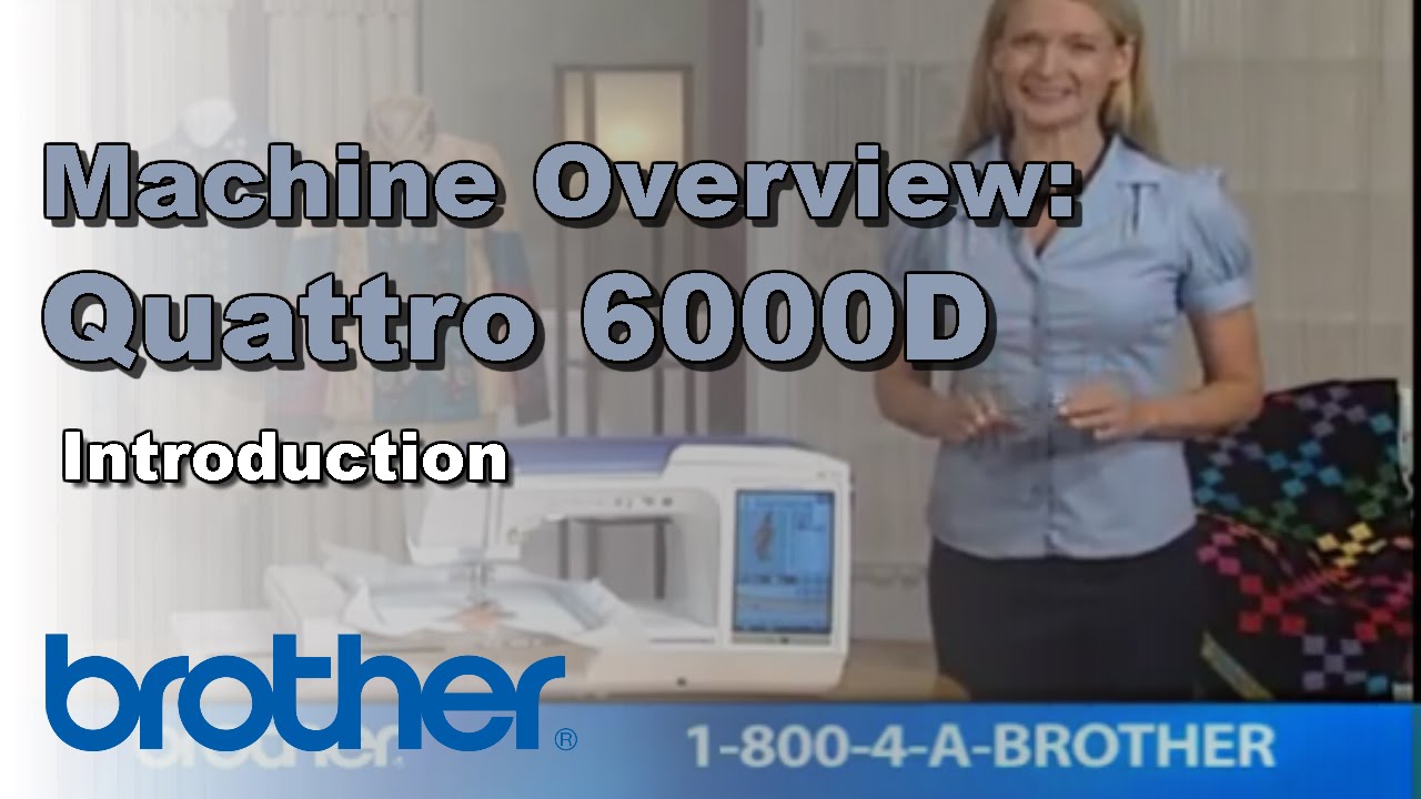 Brother Quattro 6000D Overview | Introduction - YouTube