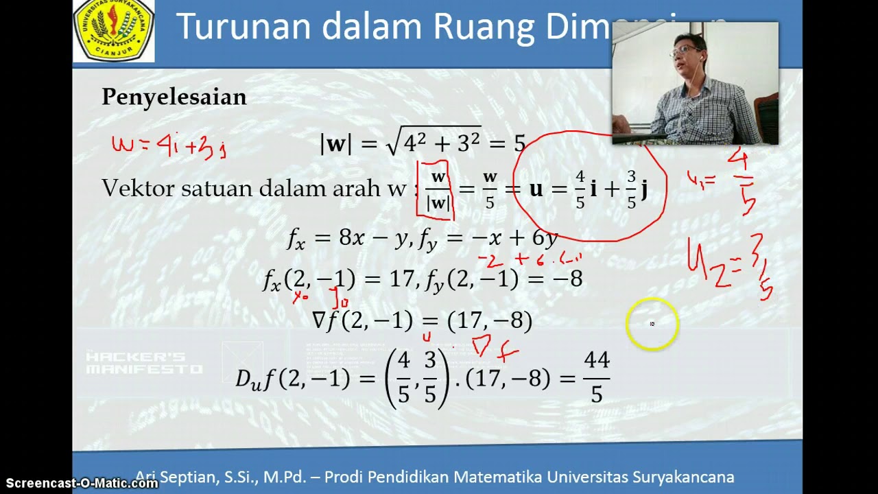 Turunan Berarah - YouTube
