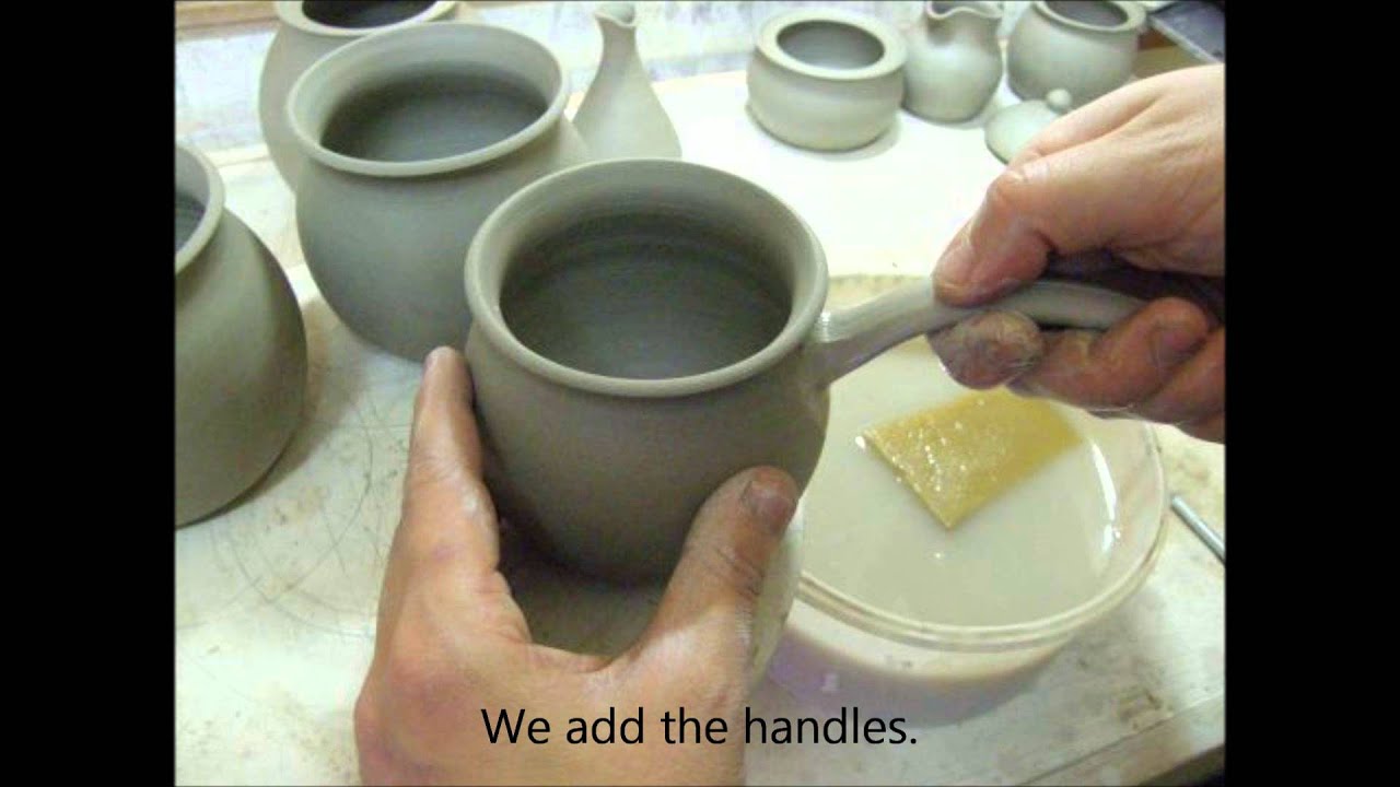 How to Make a Ceramic Pottery Tea Set: Step-by-step demonstration www ...
