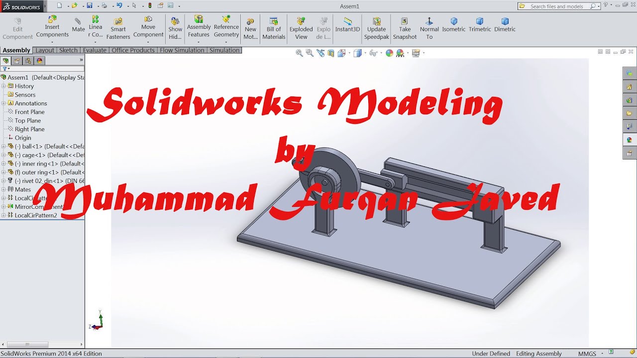 scotch and yoke mechanism animation on Solidworks | by Muhammad Furqan ...