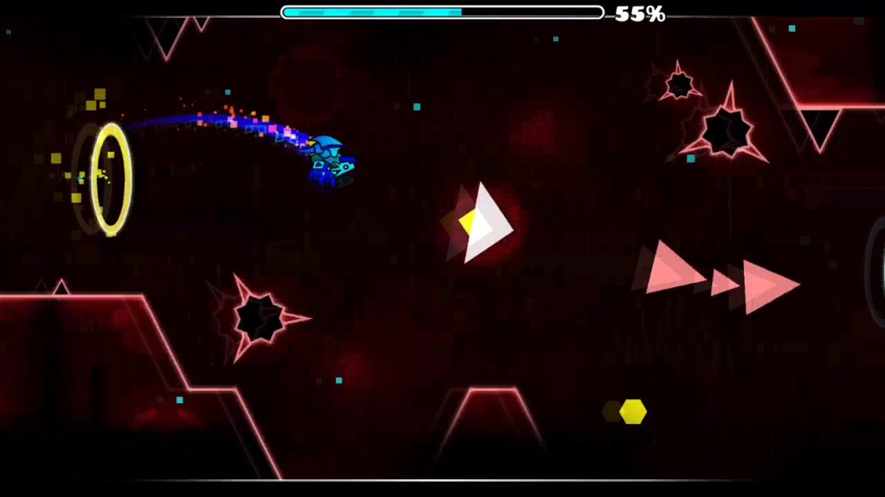 Fire Gauntlet: Geometry Dash: First Race - YouTube