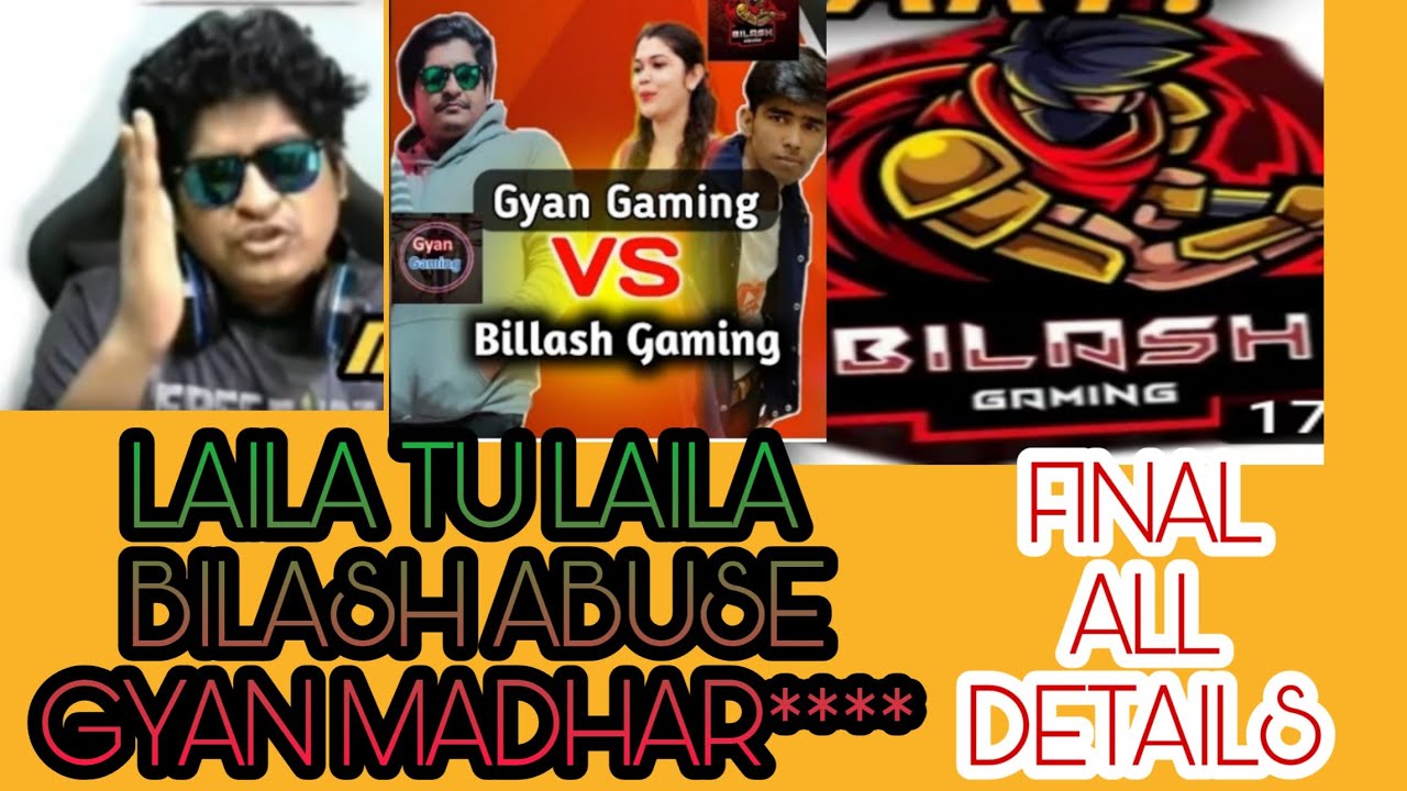 Gyan gaming vs bilash gaming // all details// two legend in same game // #desichoragaming - YouTube
