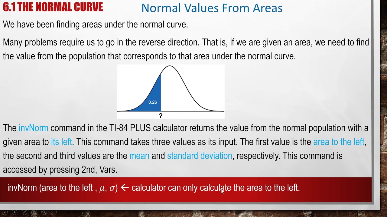 Chapter 6.1 Normal Distribution Probability density curve part 3 - YouTube