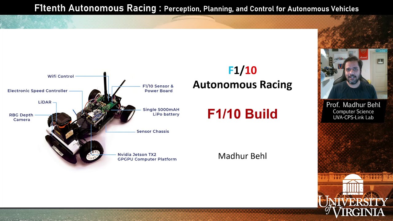 [F1tenth (F1/10) Lecture 6]: Building the F1/10 Racecar - YouTube