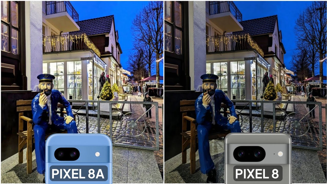 Google Pixel 8a vs Google Pixel 8 Camera Test - YouTube