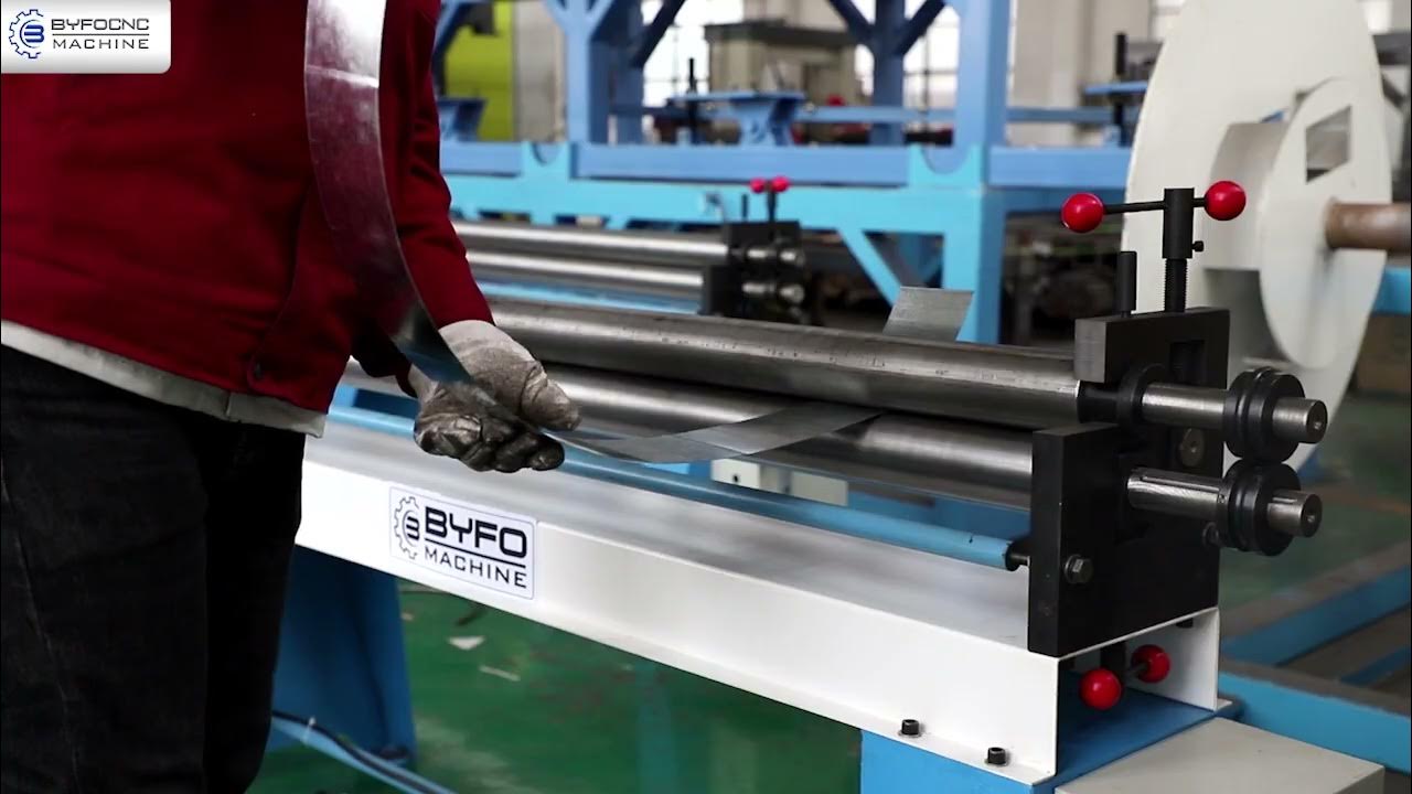 Electric rolling machine - BYFOCNC MACHINE - YouTube