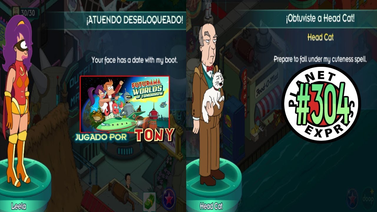 Futurama, Mundos del Mañana "Cap. 304 - Clobberella y Head Cat" por ...