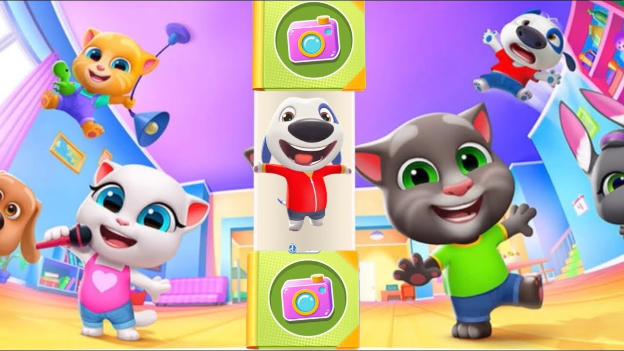 📸🥳🤣Talking Ben wants to complete Camera Sticker's Album-Talking Tom ...