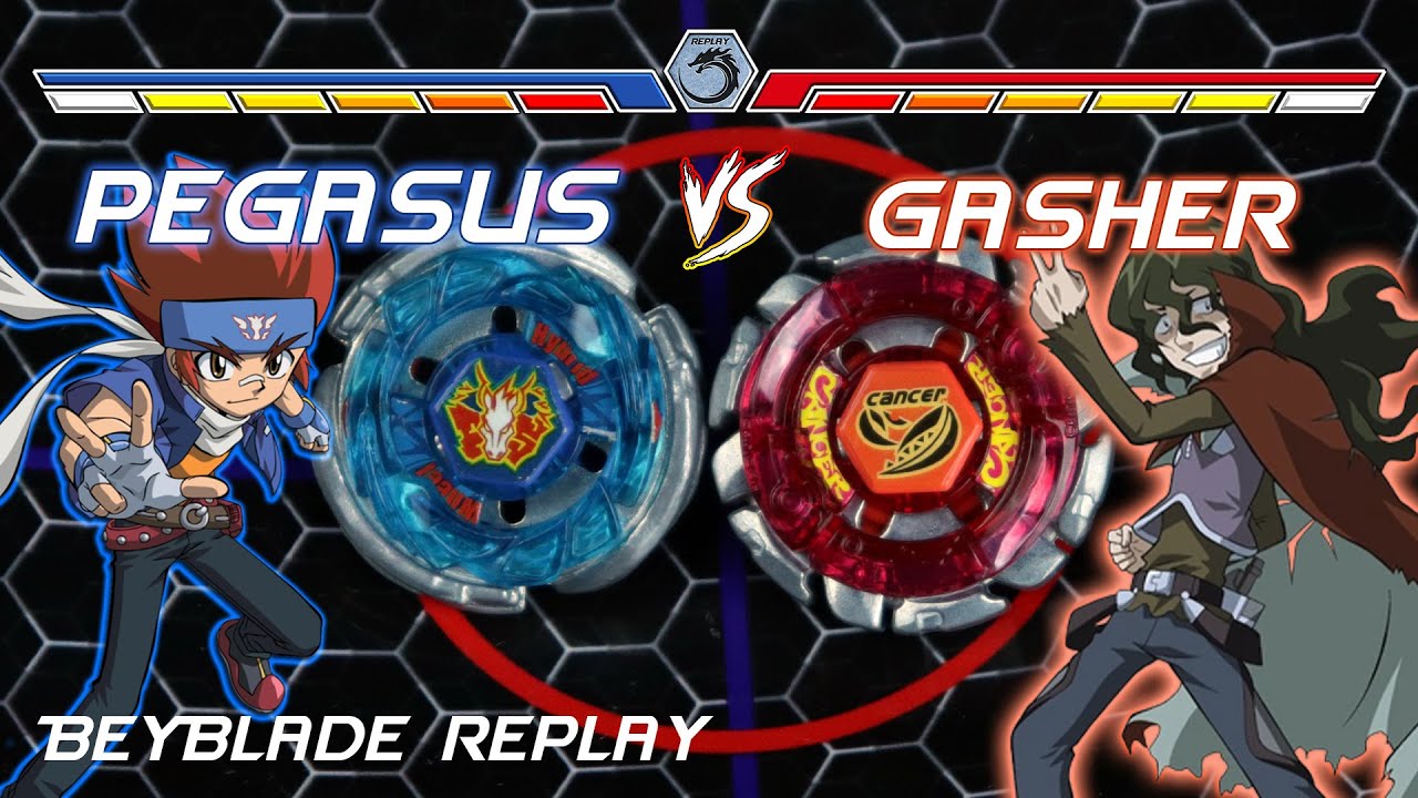 STORM PEGASUS VS DARK GASHER | BEYBLADE REPLAY | METAL FUSION | EPISODE ...