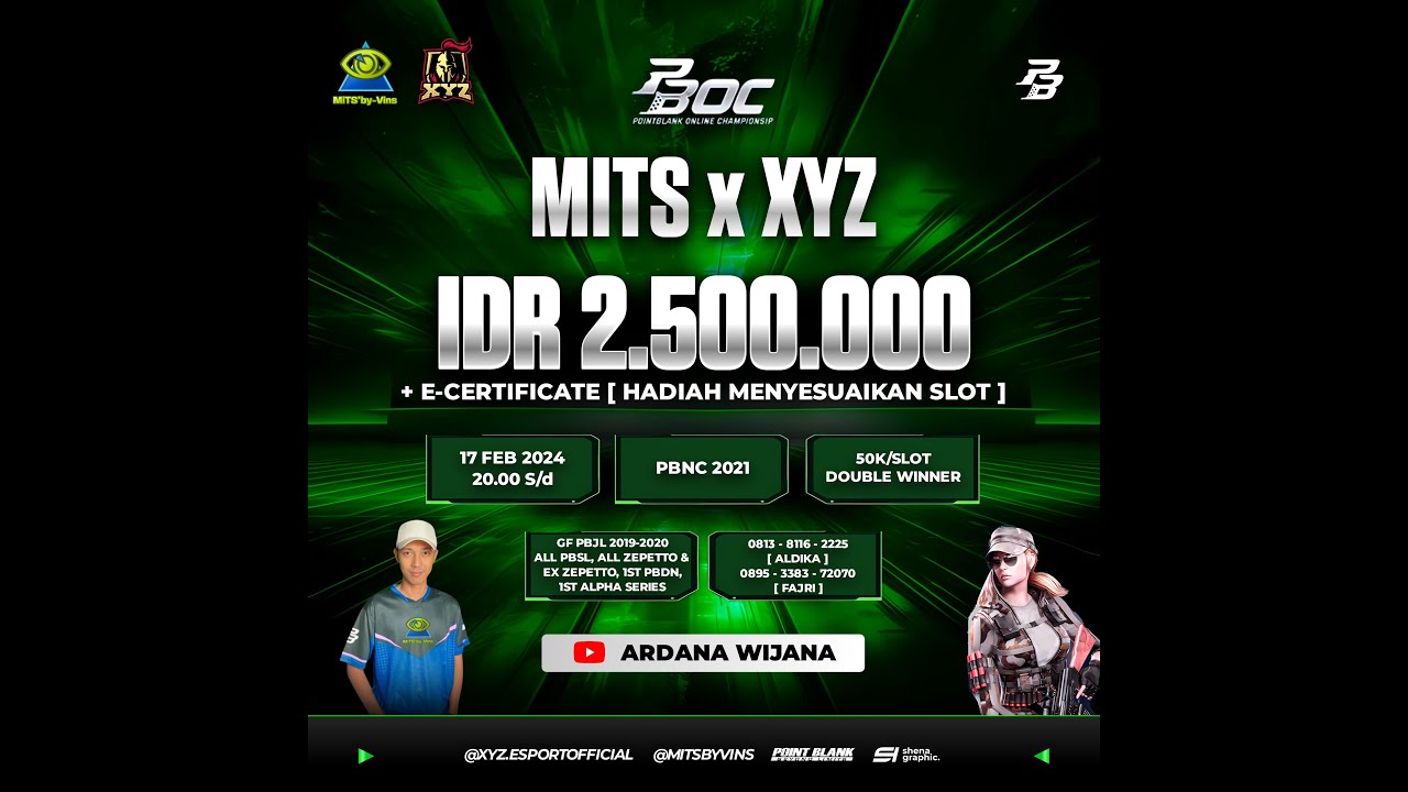 LIVE TOURNAMENT PBOC MITSxXYZ LETSGOWWWW~ - YouTube