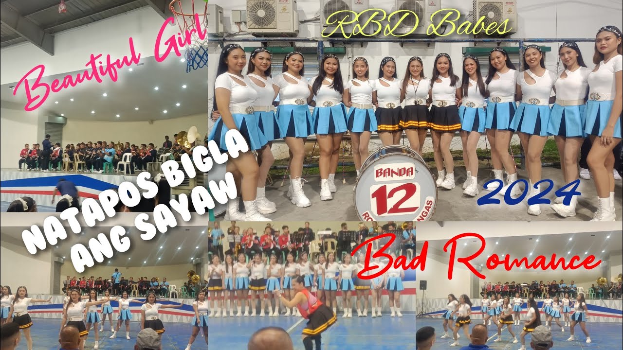 Sayaw sa Gabi ng Fiesta ng Rosario | Banda 12 | Marching band ...