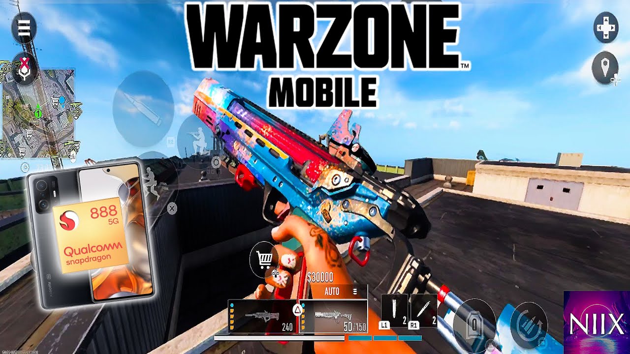 WARZONE MOBILE SNAPDRAGON 888 S5 RELOADED GAMEPLAY - YouTube