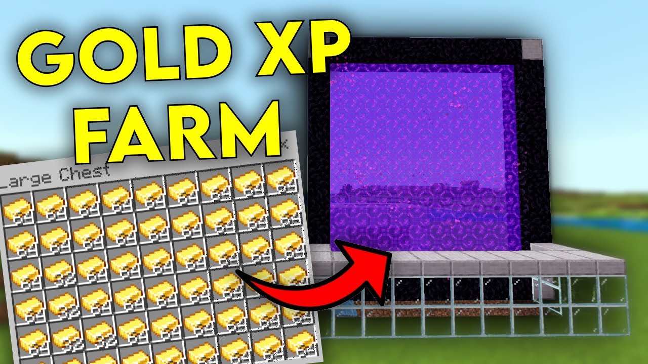 FASTEST GOLD XP Farm in Minecraft Bedrock 1.21! - YouTube