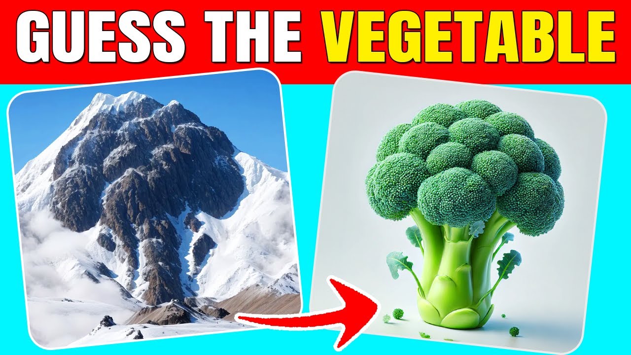 Guess by ILLUSION - Vegetables Edition 🌽🍅🥔 Easy, Medium, Hard Levels ...
